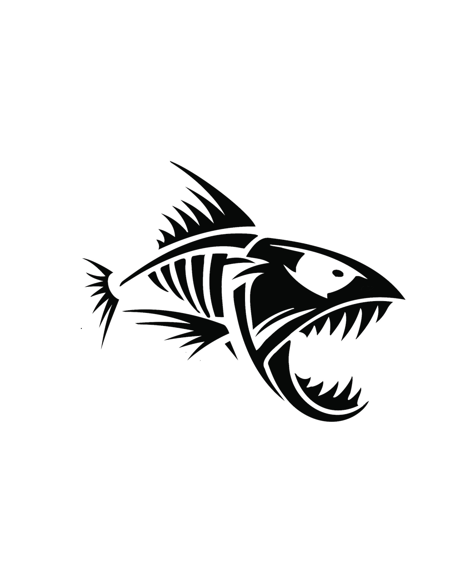 Fish Bones Svg, Png, Jpg, Pdf Cut Files - Etsy