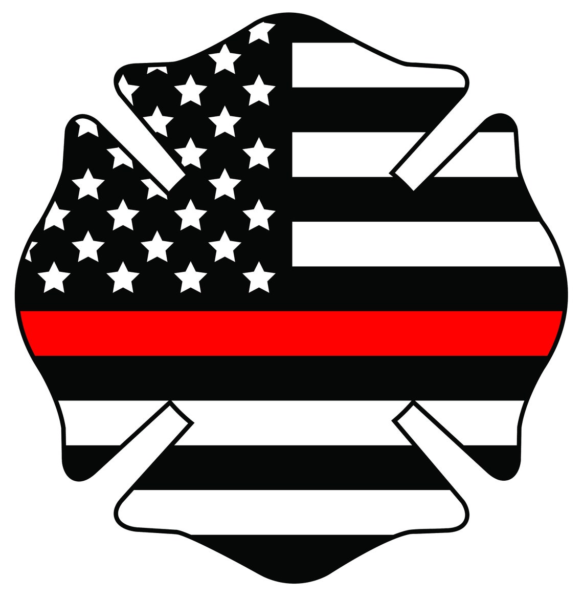 Firefighter Badge Svg, Jpg, Png, Ai, Eps Cut Files - Etsy