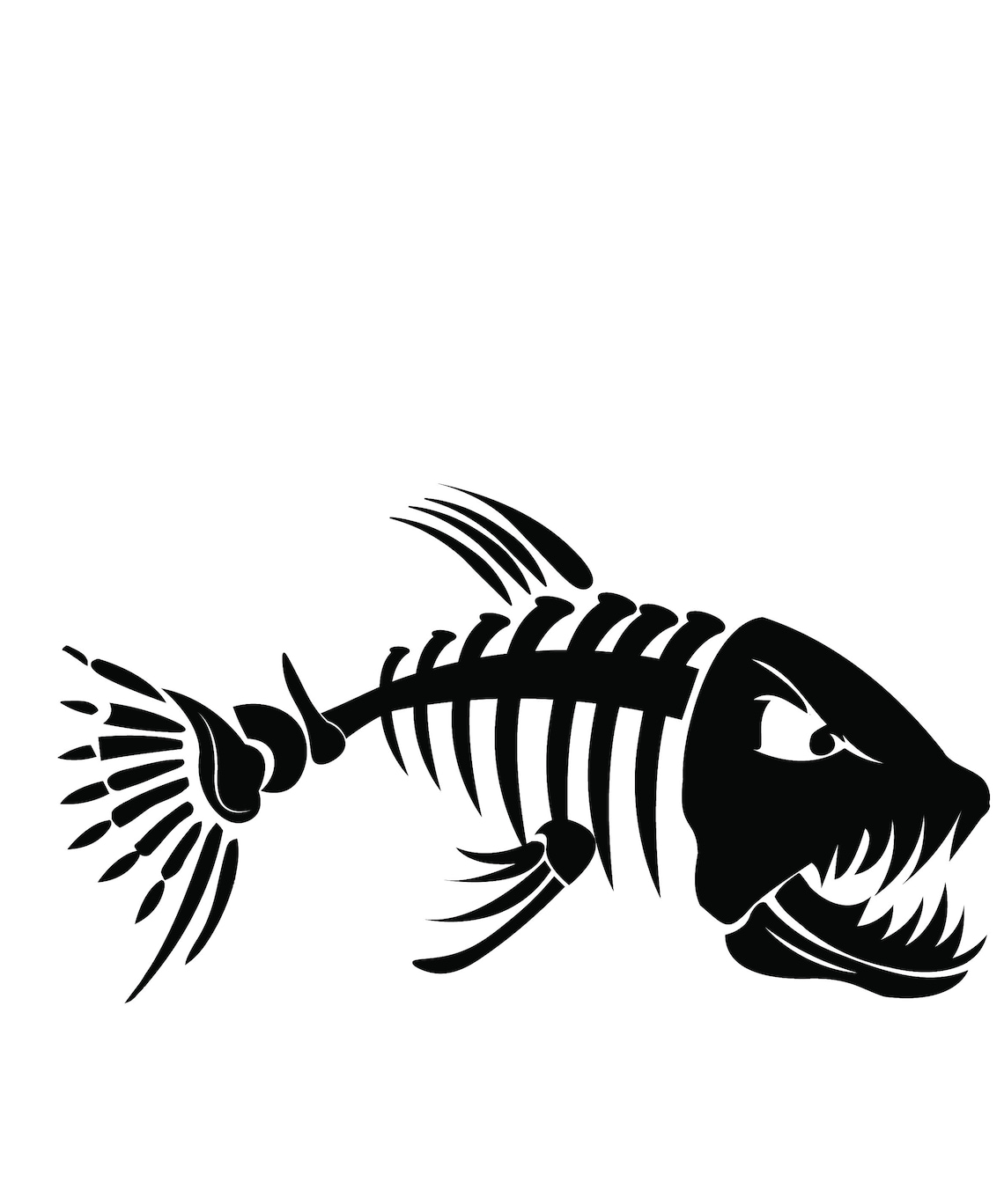 Fish Bones Svg Png Jpg Pdf Cut Files - Etsy