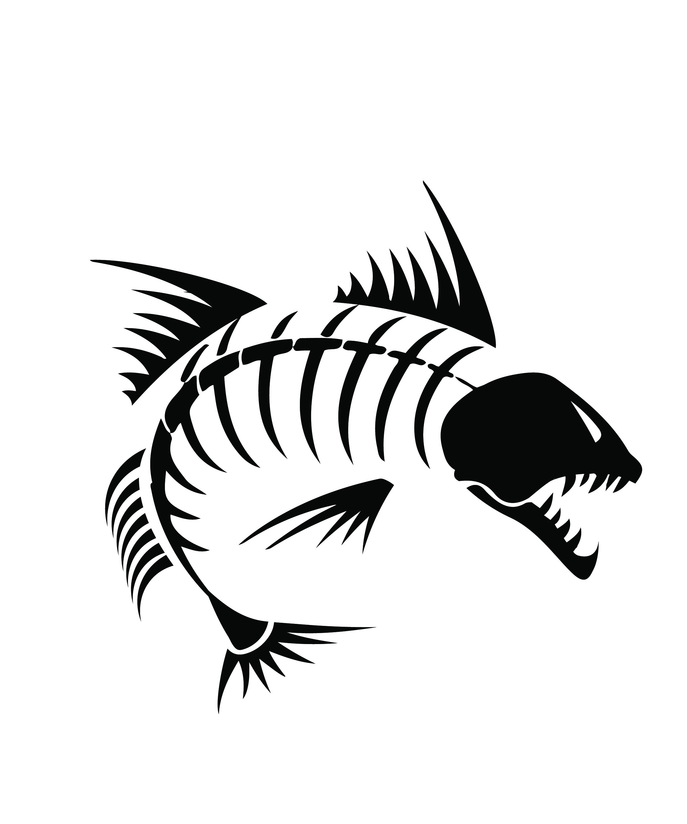 Fish Bones Svg, Png, Jpg, Pdf Cut Files - Etsy