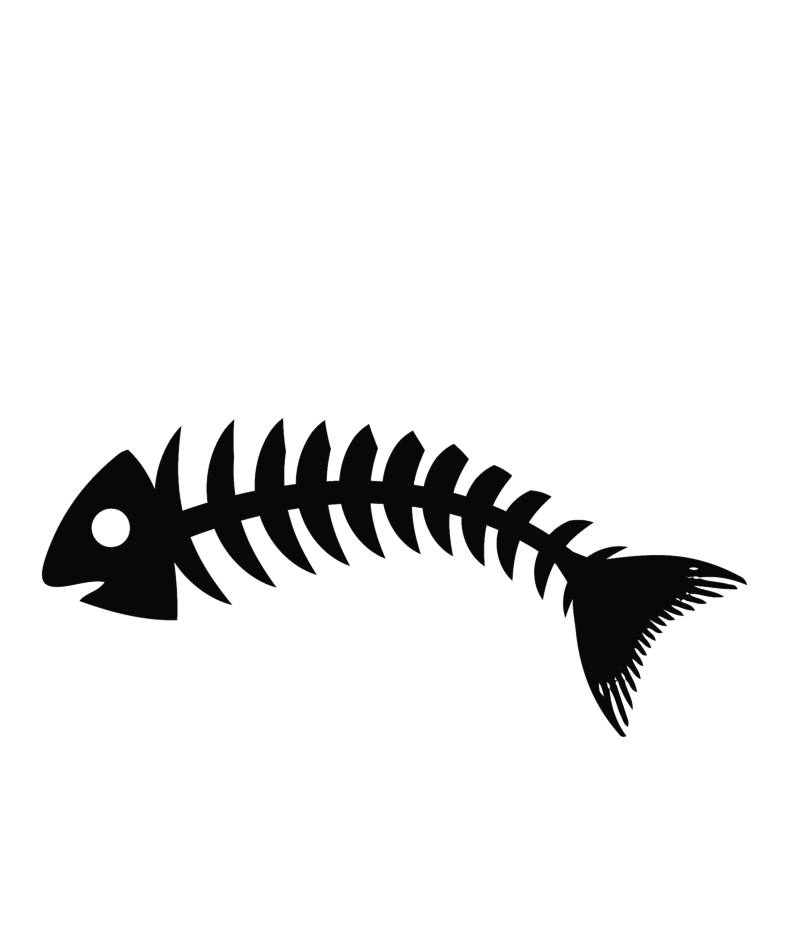 Fish Bones Svg Png Jpg Pdf Cut Files Etsy