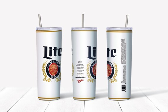 Miller Beer Design Bundle 20oz Skinny Straight Template for - Etsy