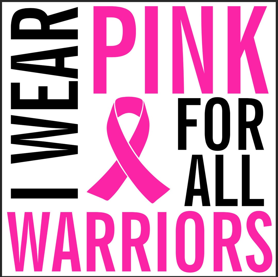 Cancer Warrior Design SVG PNG PDF Clipart Vector Cut - Etsy