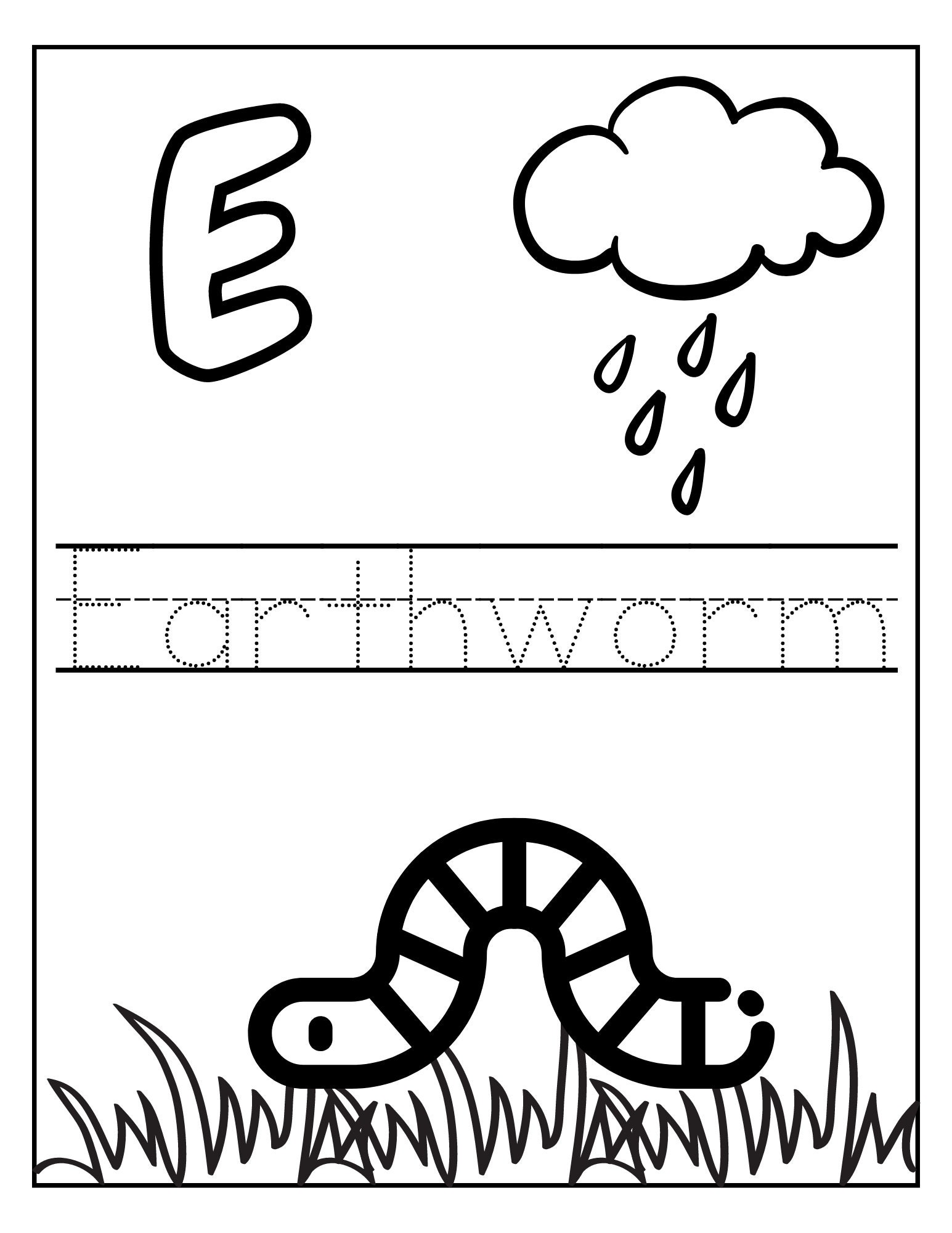 Creepy Crawly Alphabet Coloring Pages - Etsy