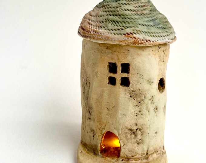 Handmade Ceramic House Sculpture Fairy Cottage - Etsy