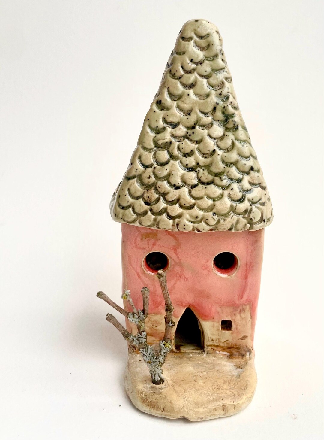 Handmade Ceramic Small House Sculpture. Fairy House. Little Spirit ...