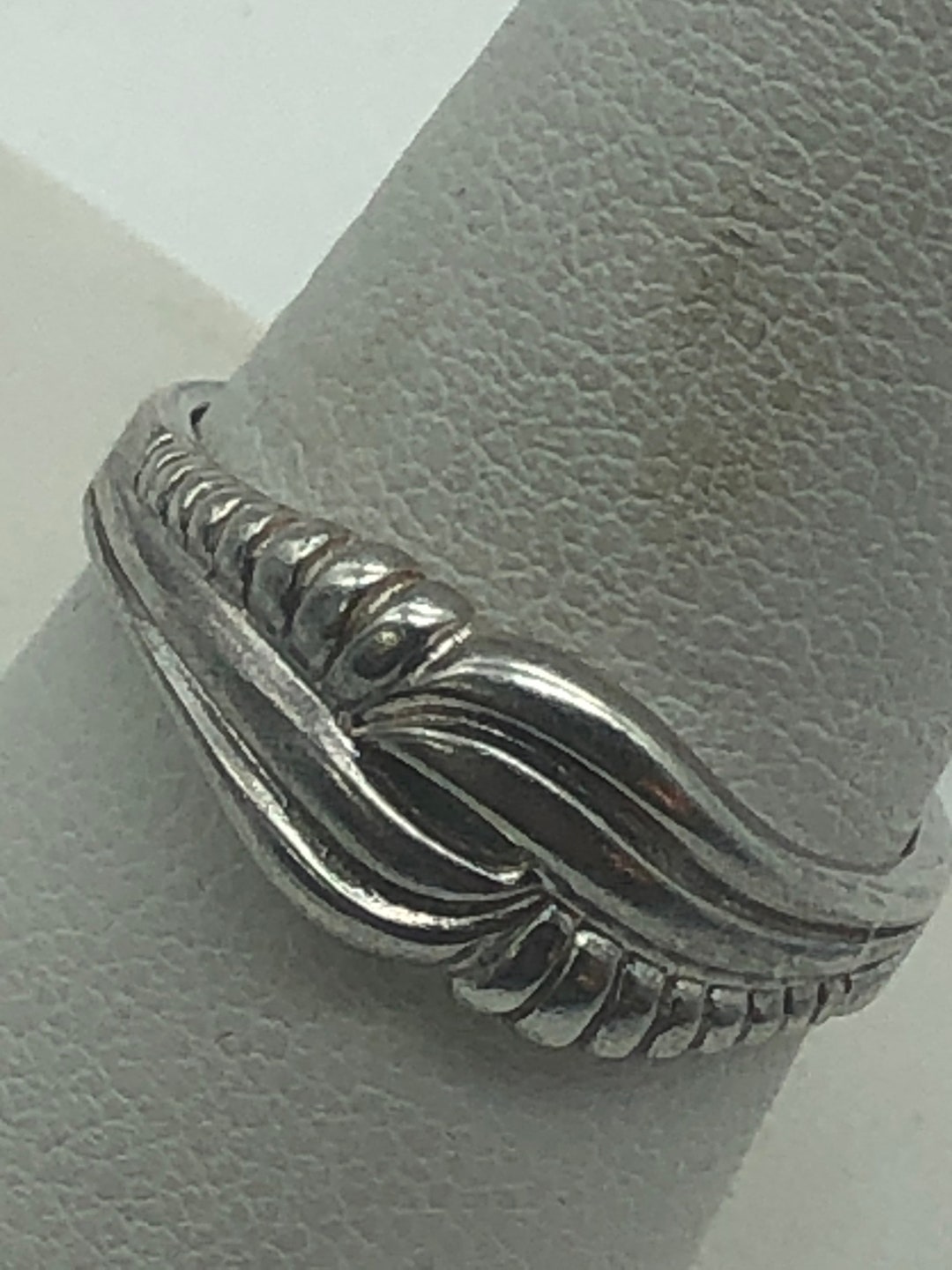 Vintage Sterling Silver Artsy Modernist Chunky Ring - Etsy