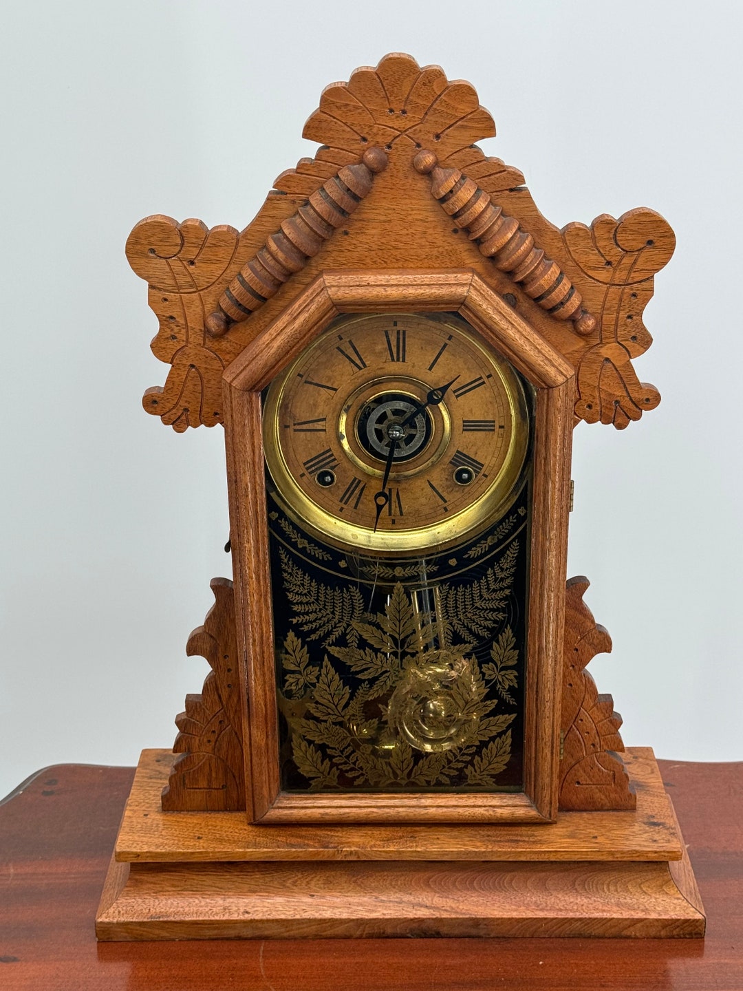 Antique Victorian Ingraham Clock Co. Mantle Clock - Etsy