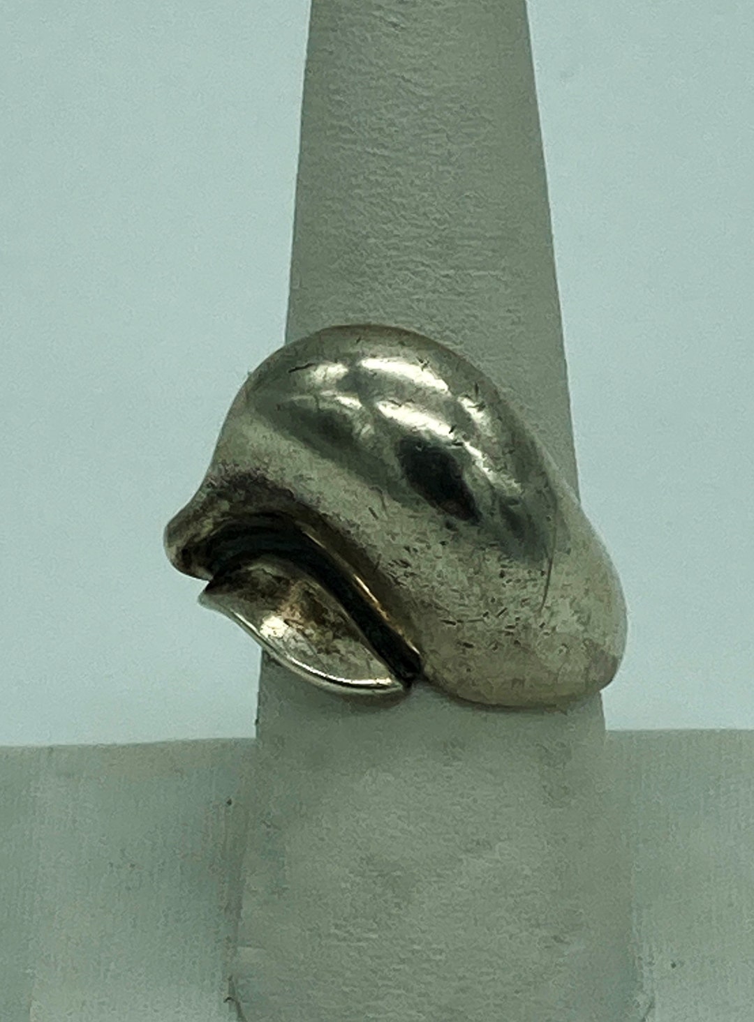 Vintage Sterling Silver Artsy Ring - Etsy