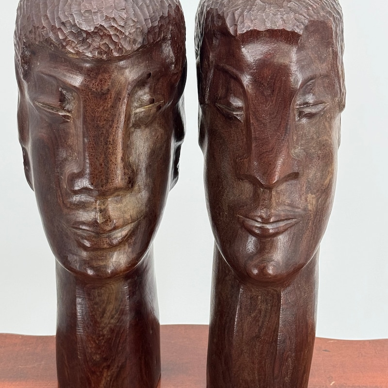 Ebony Head Sculpture - Etsy