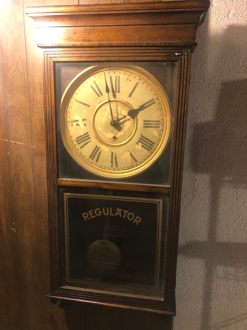 Antique Sessions Clock Regulator 1900’s - Etsy