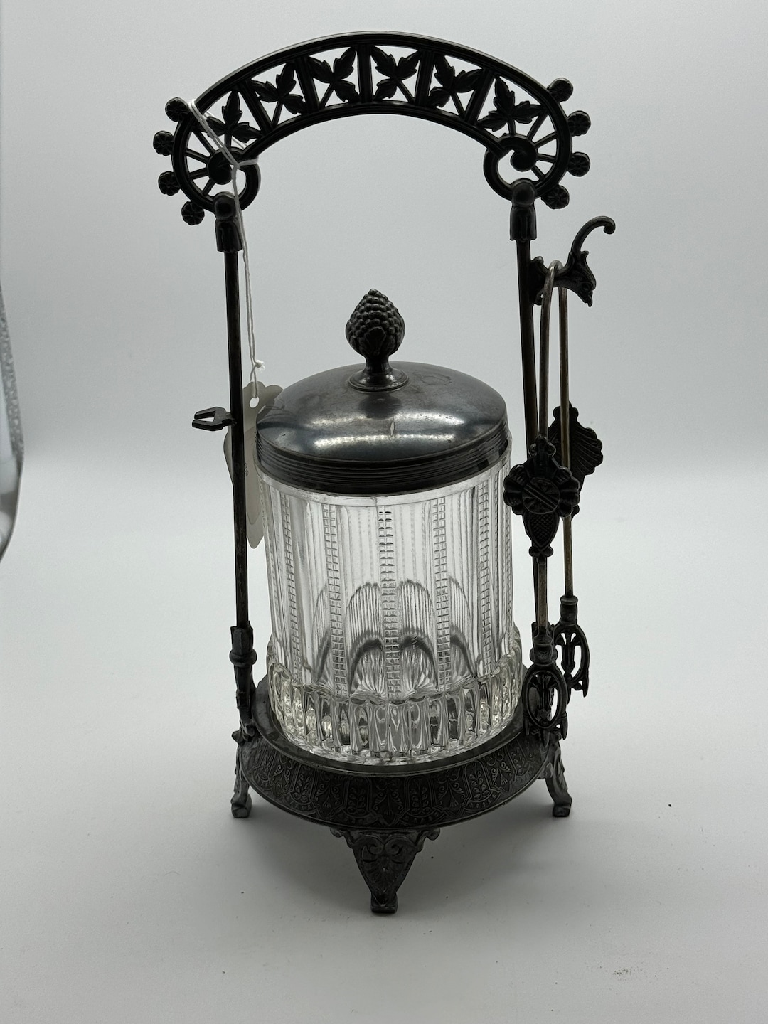 Antique Victorian Clear Pickle Jar Castor. - Etsy