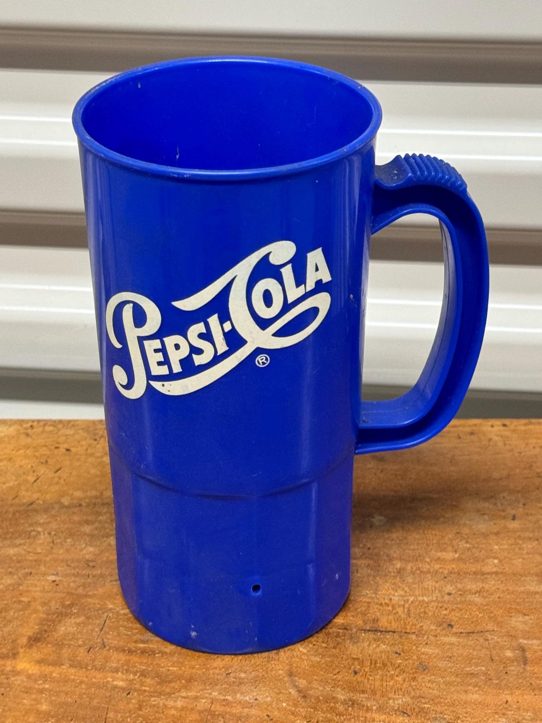 Vintage a Pepsi Cola Blue Plastic Mug - Etsy