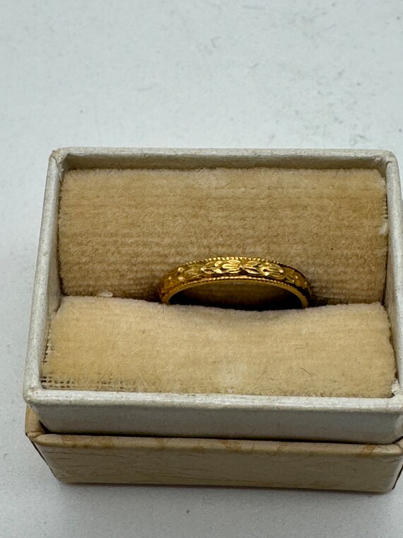 Antique Baby Ring, Victorian Baby Ring, Antique Tin C… - Gem