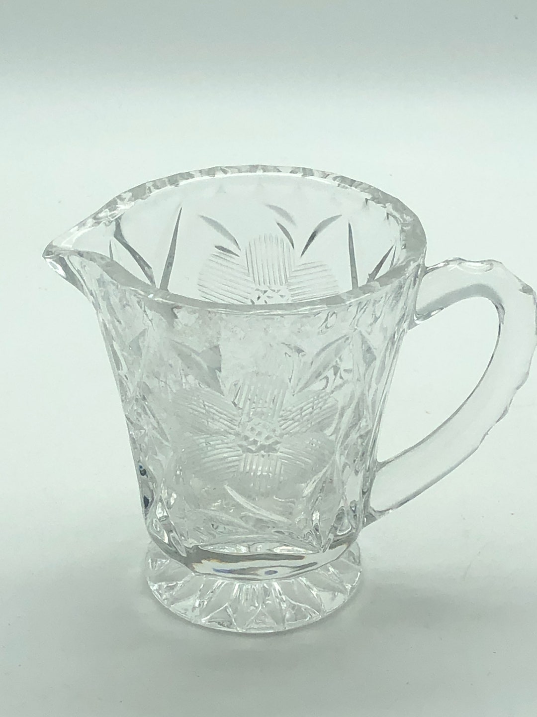 Vintage Polish Cut Crystal Small Pitcher - Etsy