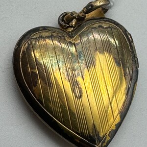 Antique Gold Filled Heart Locket - Etsy