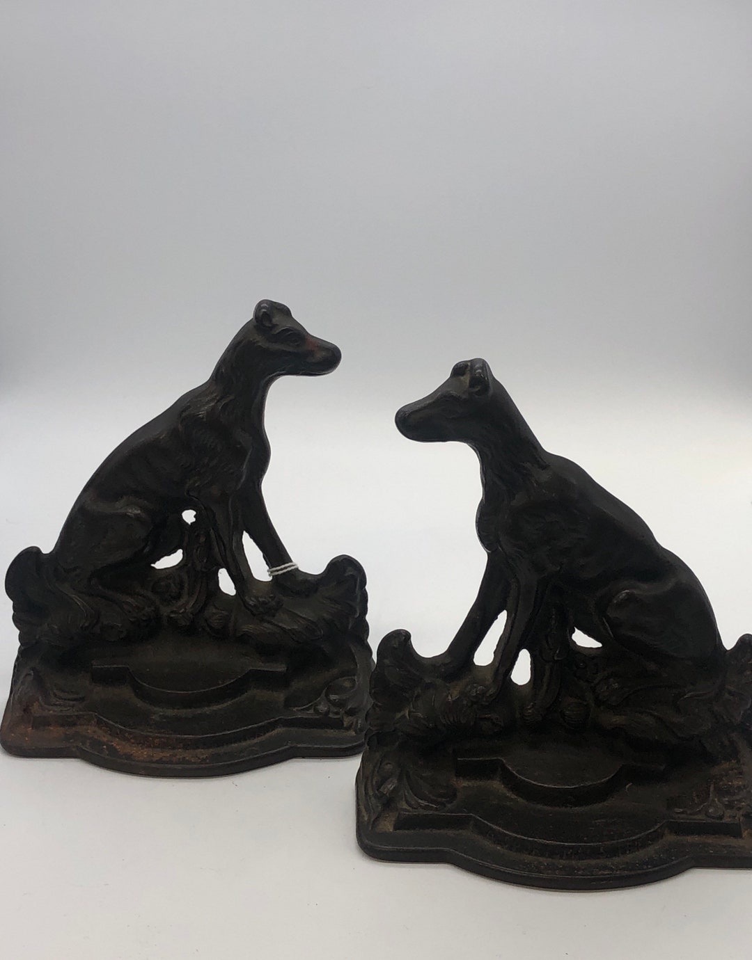 A Sportsman’s Friend Antique Bookends Inspired by Emanual Hahn. These ...