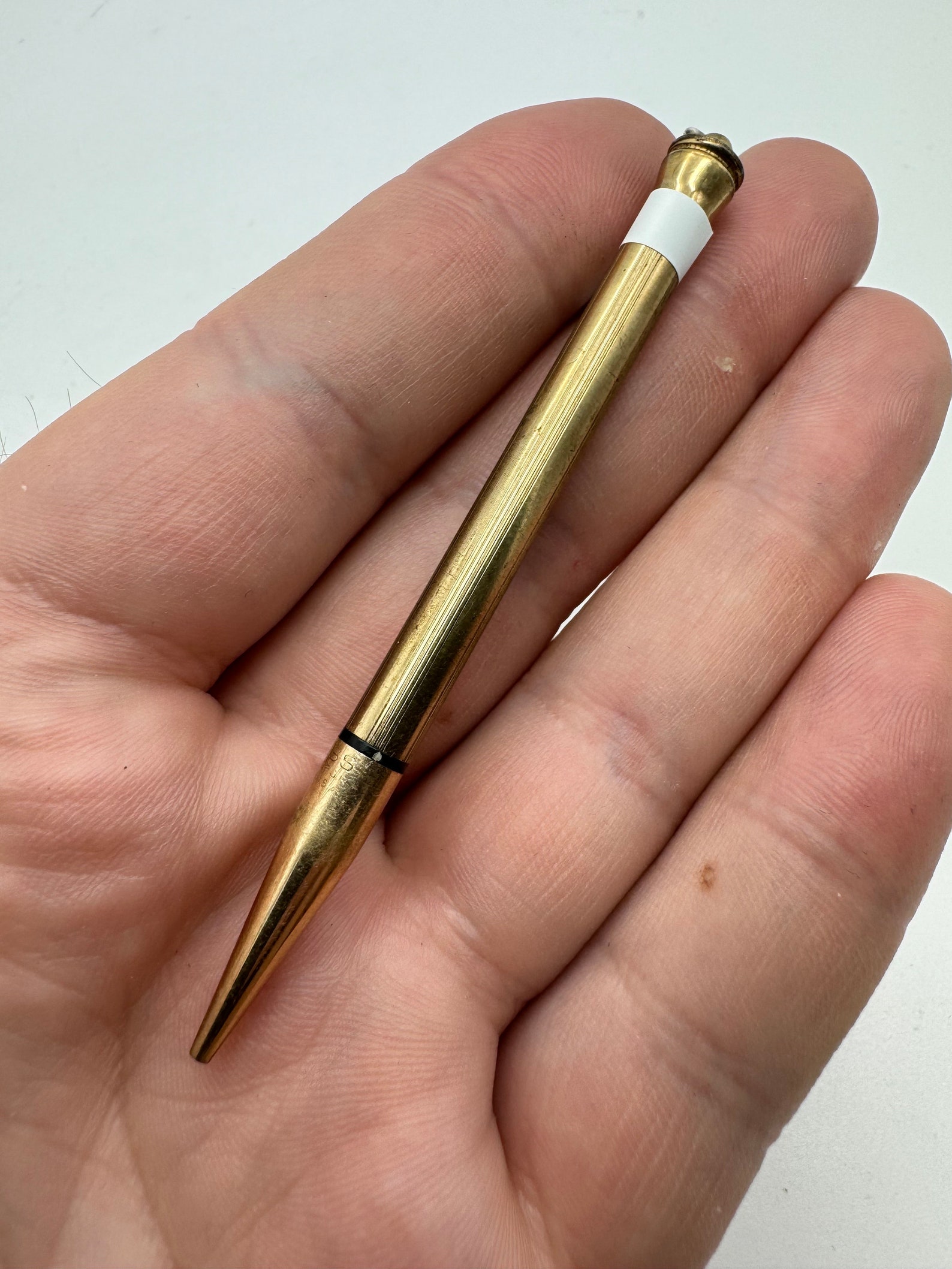 Antiqie Gold Filled Cross Mechanical Pencil Lead Necklace Pendant - Etsy