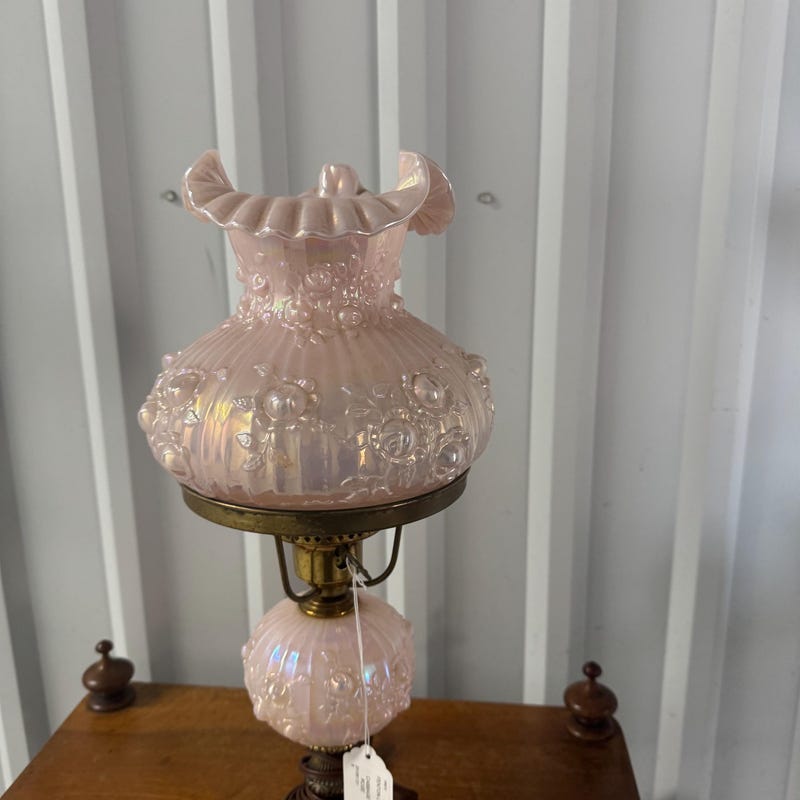 Vintage Table Lamp Fenton - Etsy