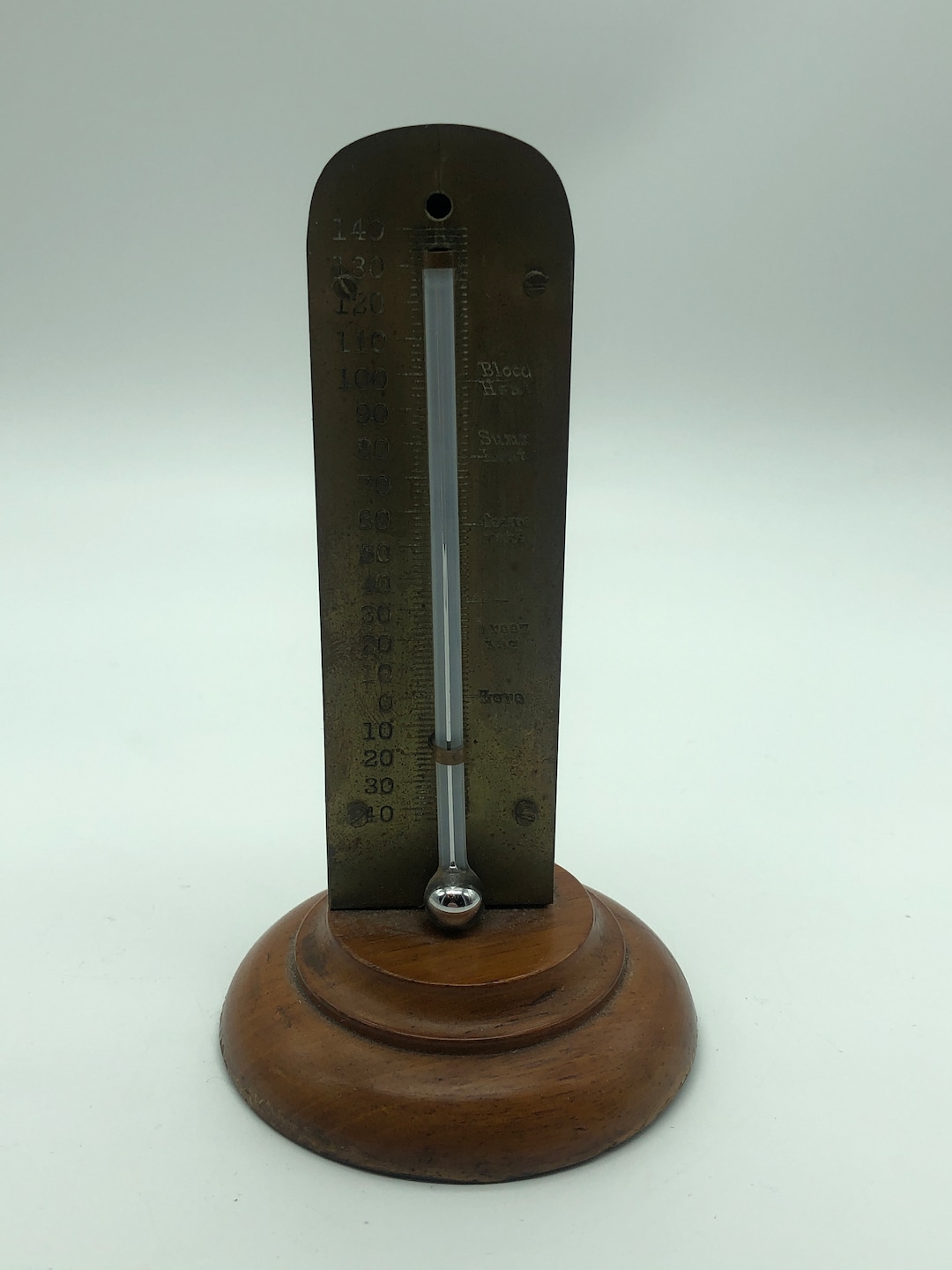 Antique Mortuary Funeral Home Medical Room Thermometer With - Etsy
