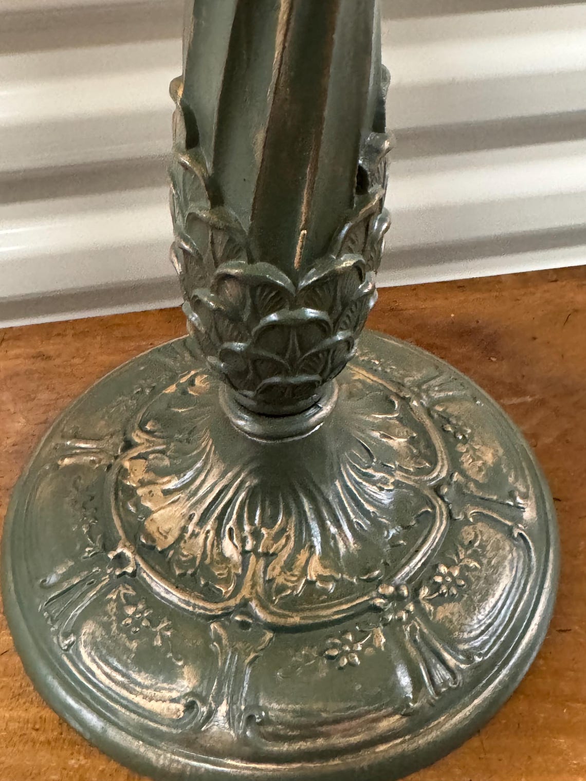 Antique Deco Carmel and Green Slag Lamp Gothic - Etsy