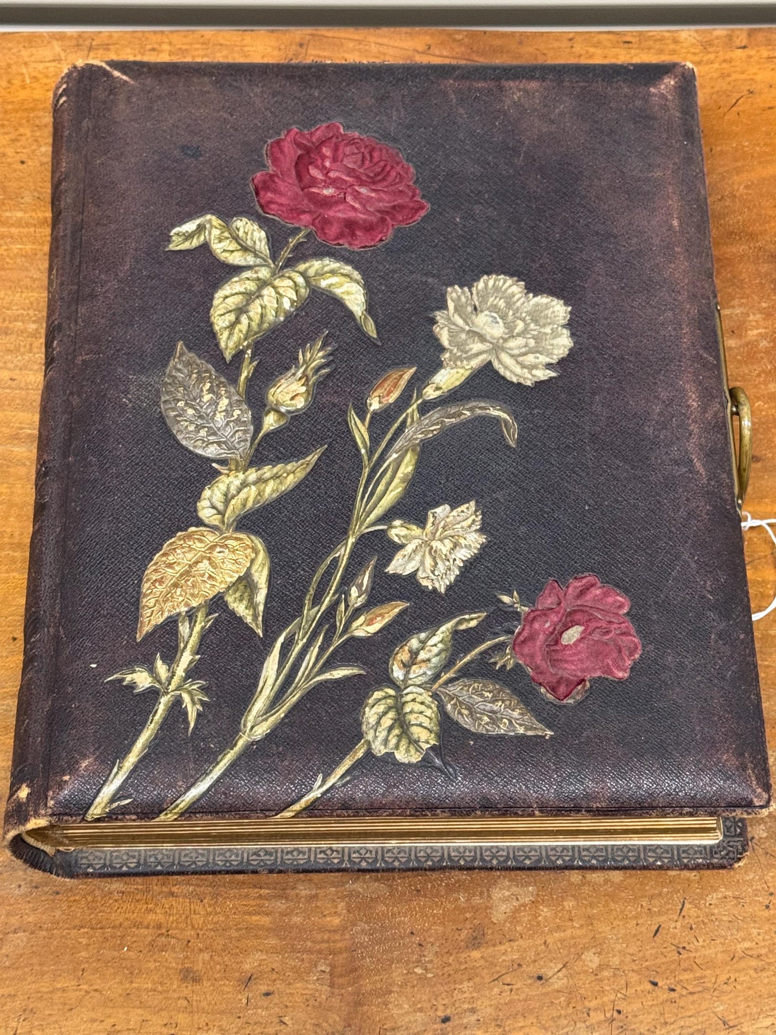 Antique Victorian Felt Photo Album - Etsy