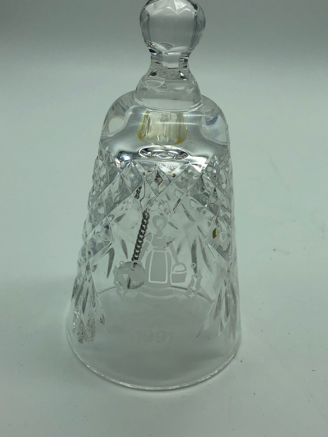 1991 Waterford Crystal Bell - Etsy