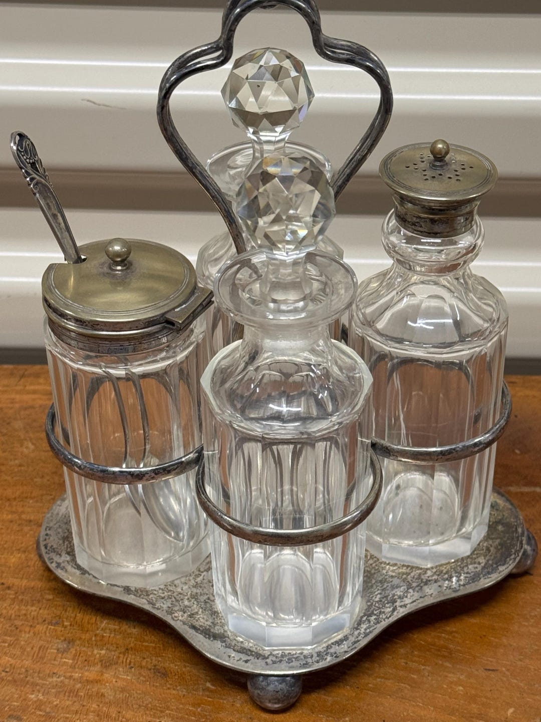 Antique Victorian Condiment Set - Etsy