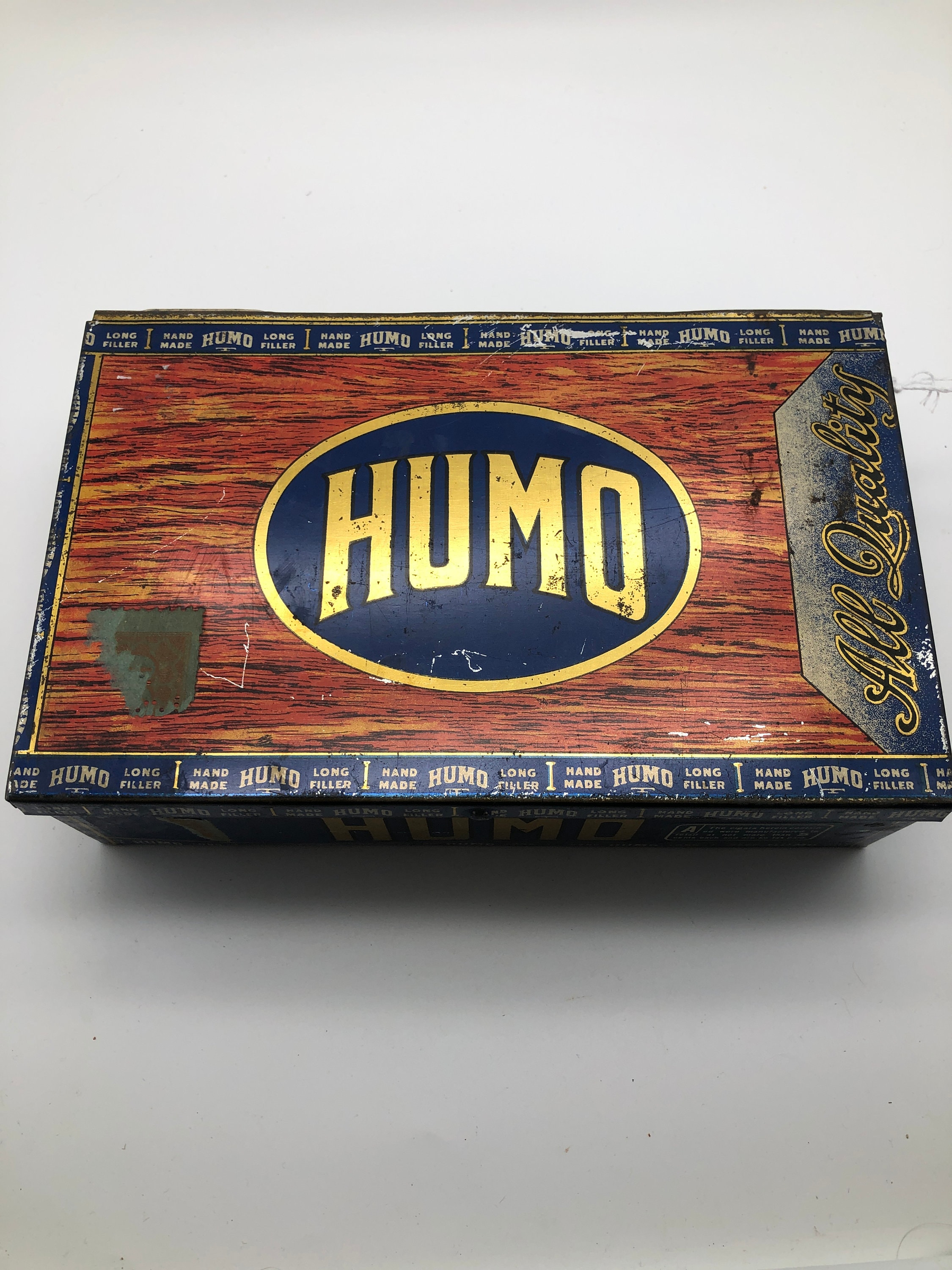 Antique Humo Tobacco Cigar Tin - Etsy
