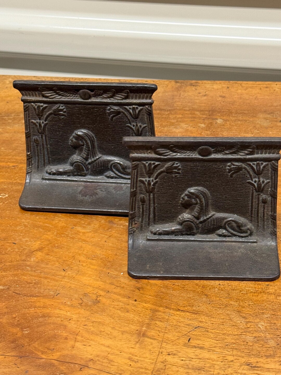 Antiqie Art Deco Egyptian Revival Sphinx Book Ends - Etsy