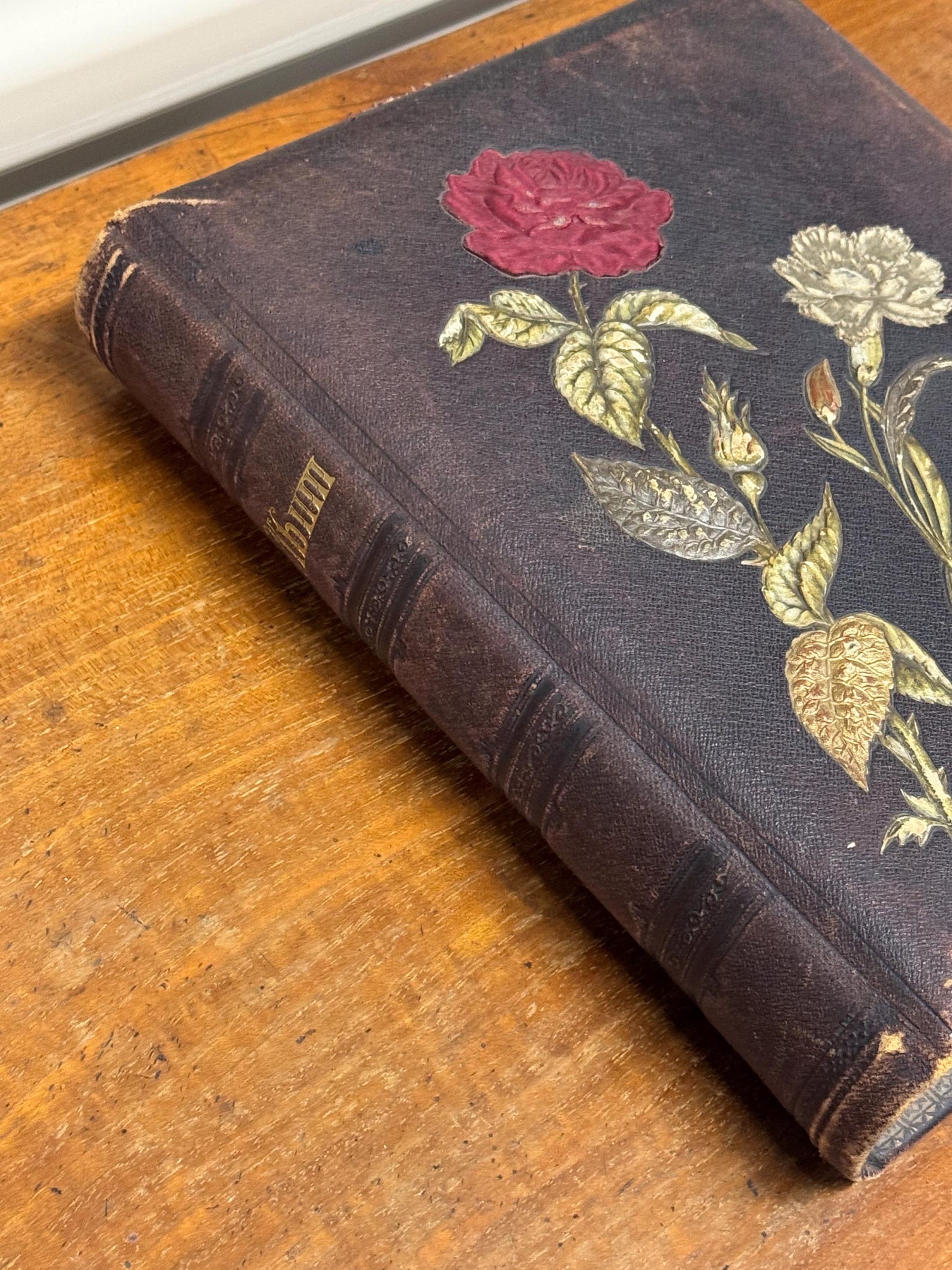 Antique Victorian Felt Photo Album - Etsy