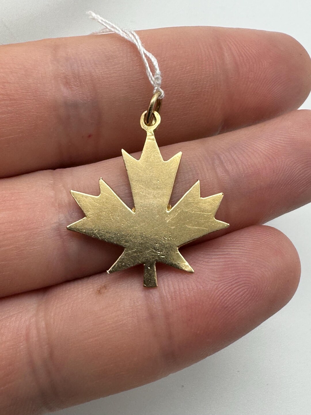 Antique 14k Yellow Gold Maple Leaf Pendant - Etsy