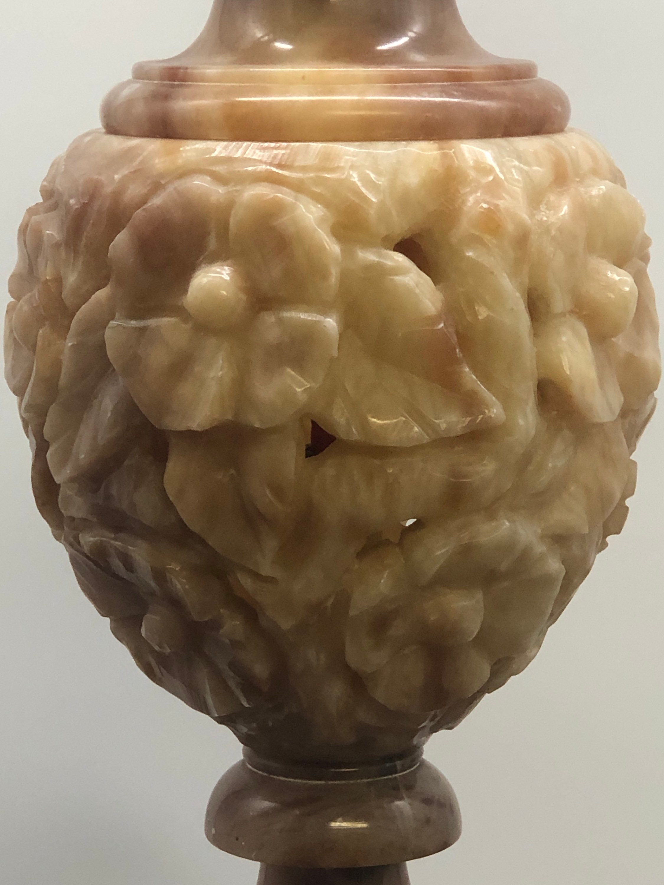 Antique 1940s Art Deco Italian Carved Alabaster Newel Post - Etsy