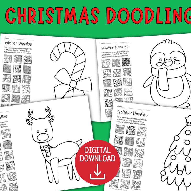 Zentangle Christmas - Etsy