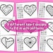 Heart Doodle Zentangle Drawing - Patterns and Art Designs Worksheets ...