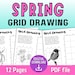 Ink Shading Drawing Worksheets to Practice Stippling, Hatching, and ...