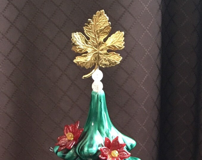 Slender Stem 1/16" (2MM) Gold Leaf Topper for Ceramic Trees - Etsy