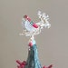 Red Ribbon Topper for Ceramic Trees - Etsy