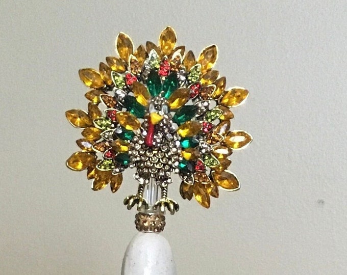 Tom Turkey Topper for Ceramic Trees, Fall/thanksgiving - Etsy