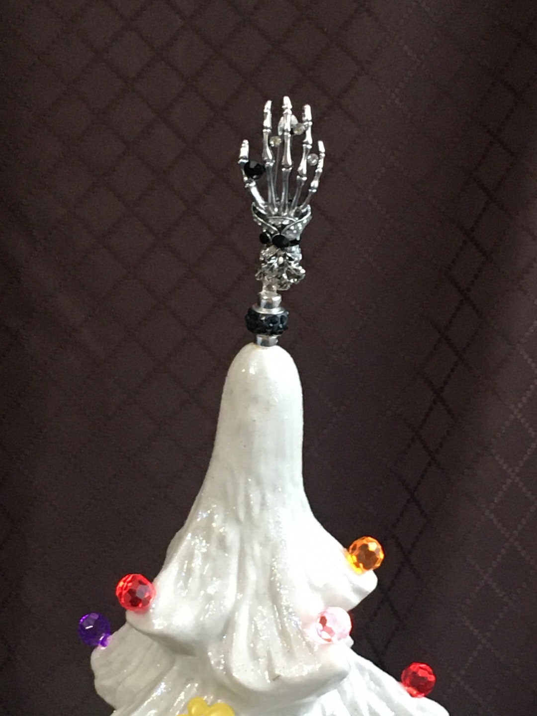 Skeletal Hand Halloweentopper for Ceramic Trees - Etsy