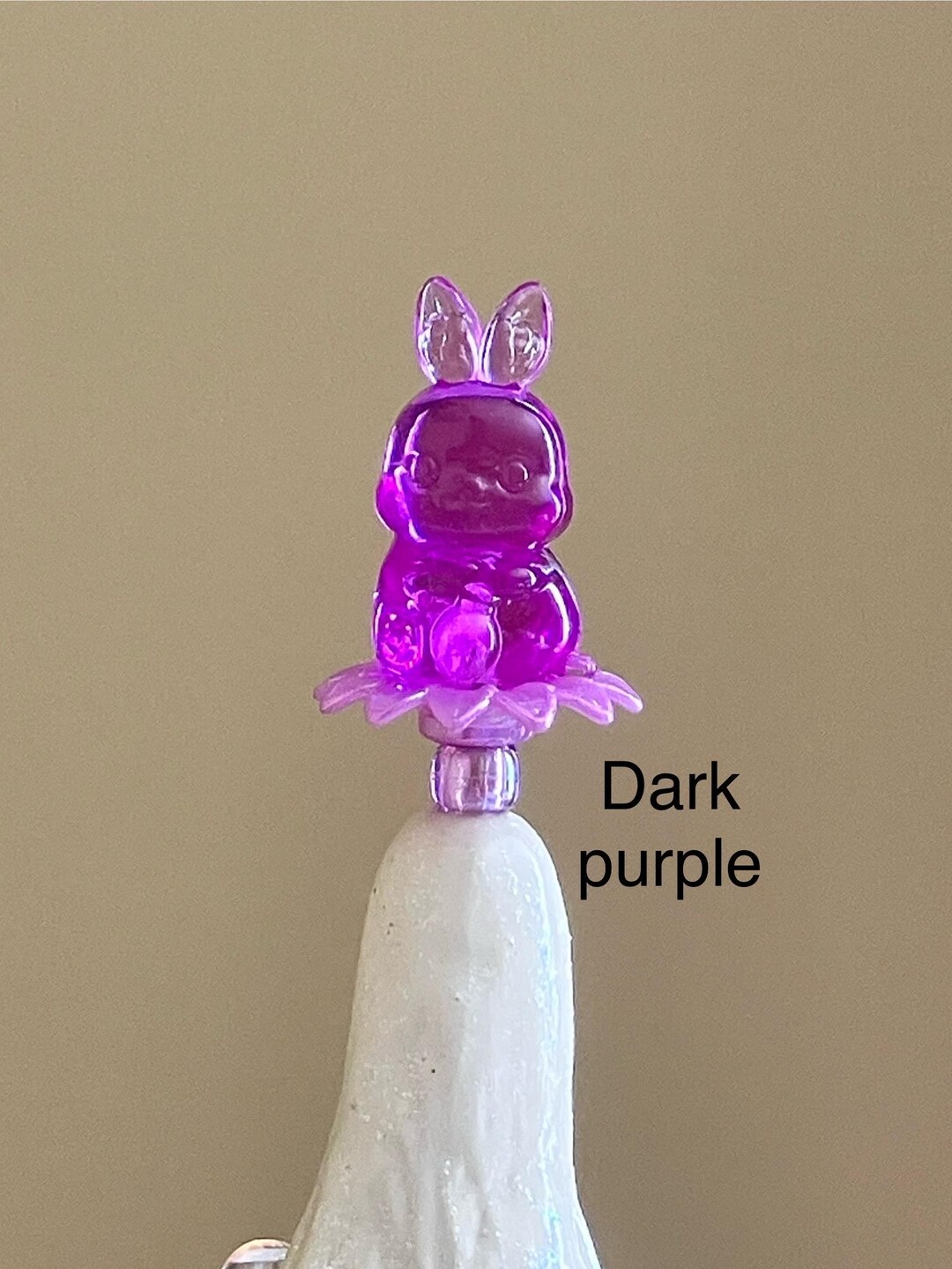 Multi Colors - Jelly Bunnies Small Acrylic Topper for Ceramic Trees - Etsy