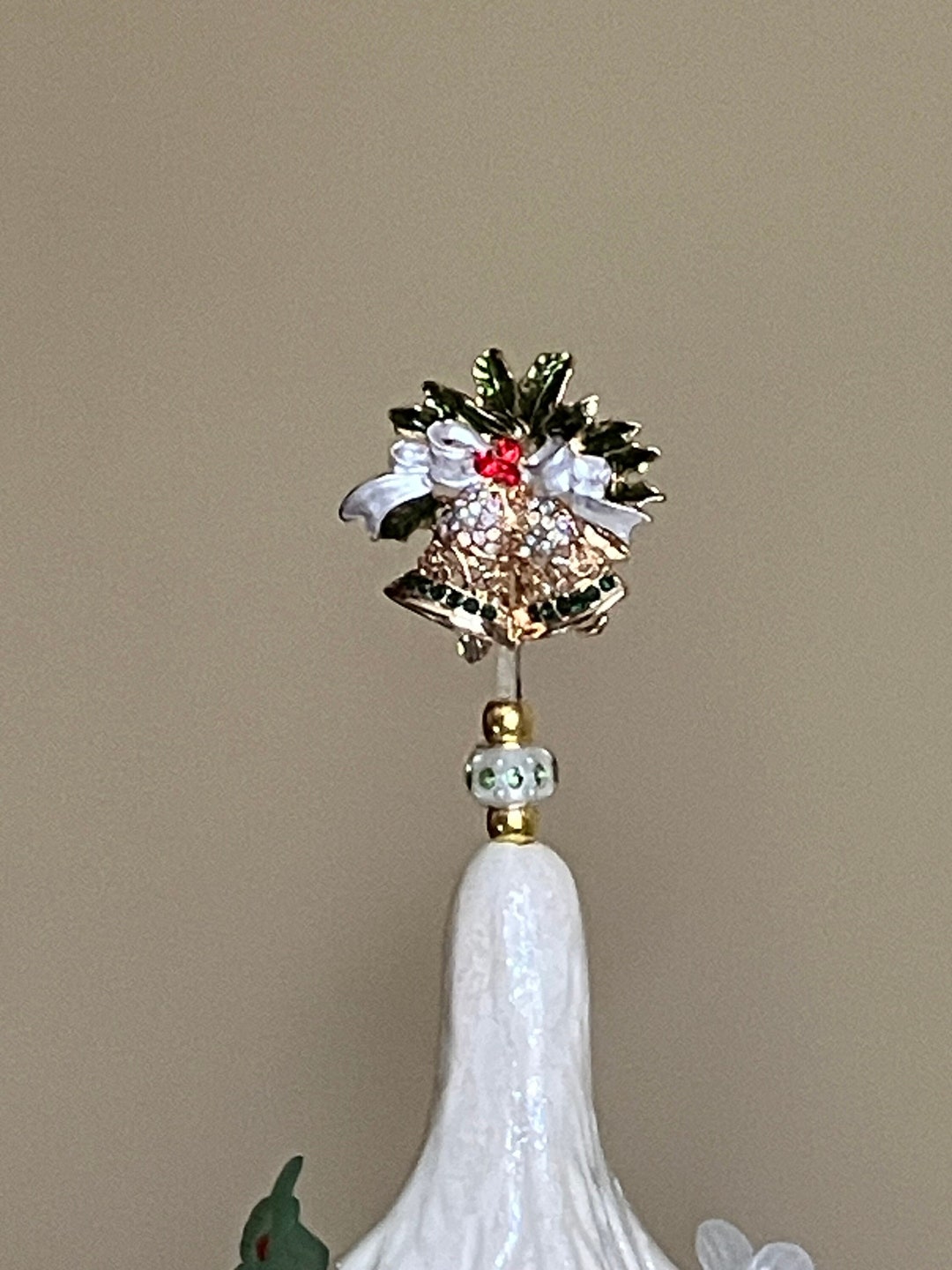 Christmas Bells Topper for Ceramic Tree - Etsy