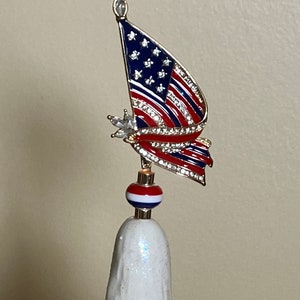 U.S. Flag, Tree Topper for Ceramic Trees - Etsy