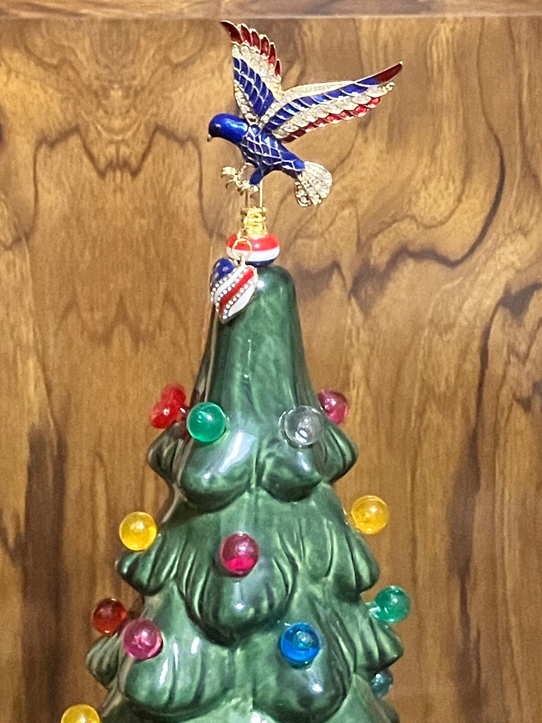 American Eagle Tree Topper, 1/8" Stem, for Ceramic Trees - Etsy