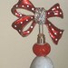 Red Ribbon Topper for Ceramic Trees - Etsy