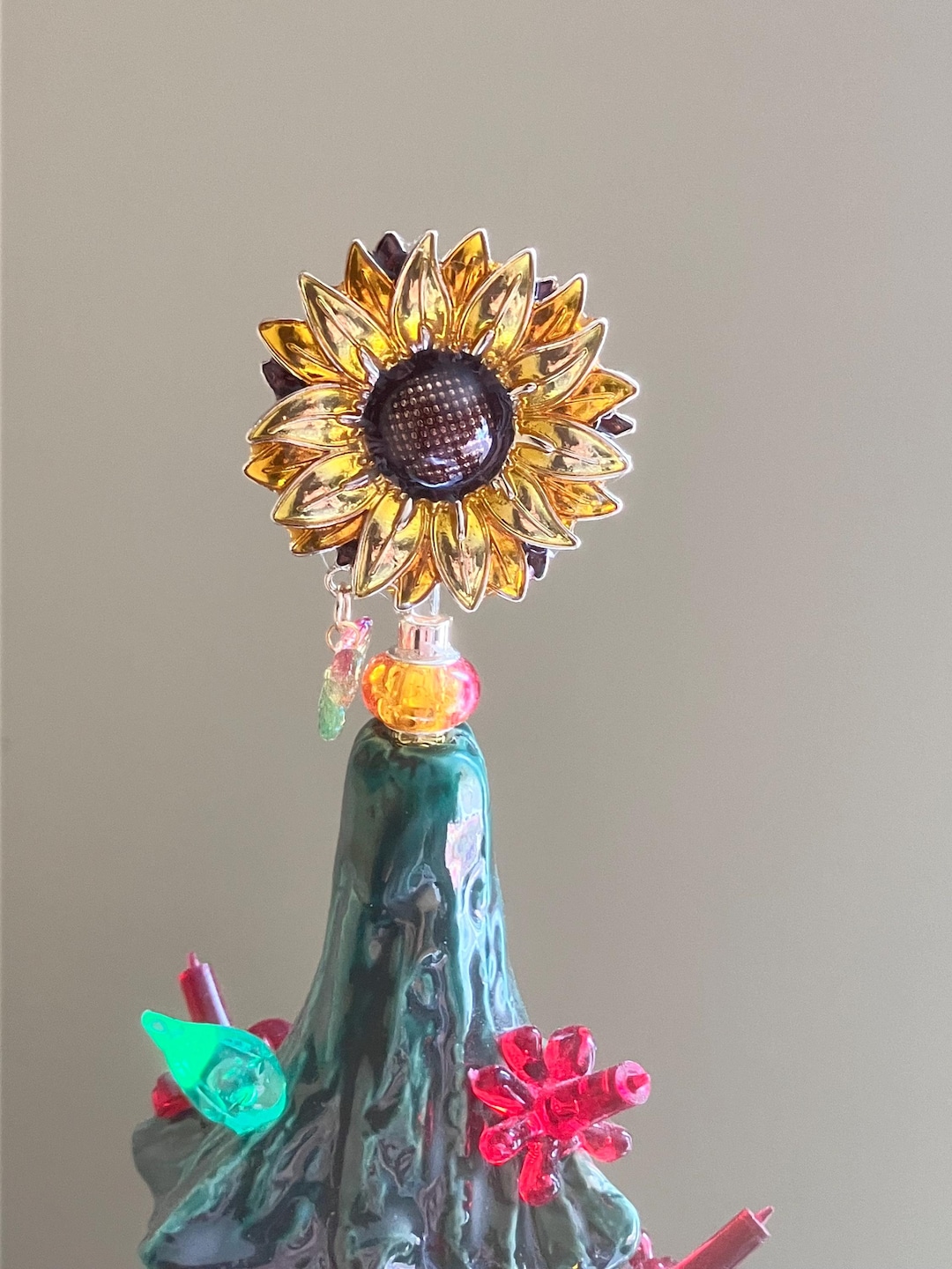 Sunflower Topper for Ceramic Trees - Etsy