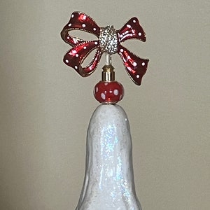 Red Ribbon Topper for Ceramic Trees - Etsy