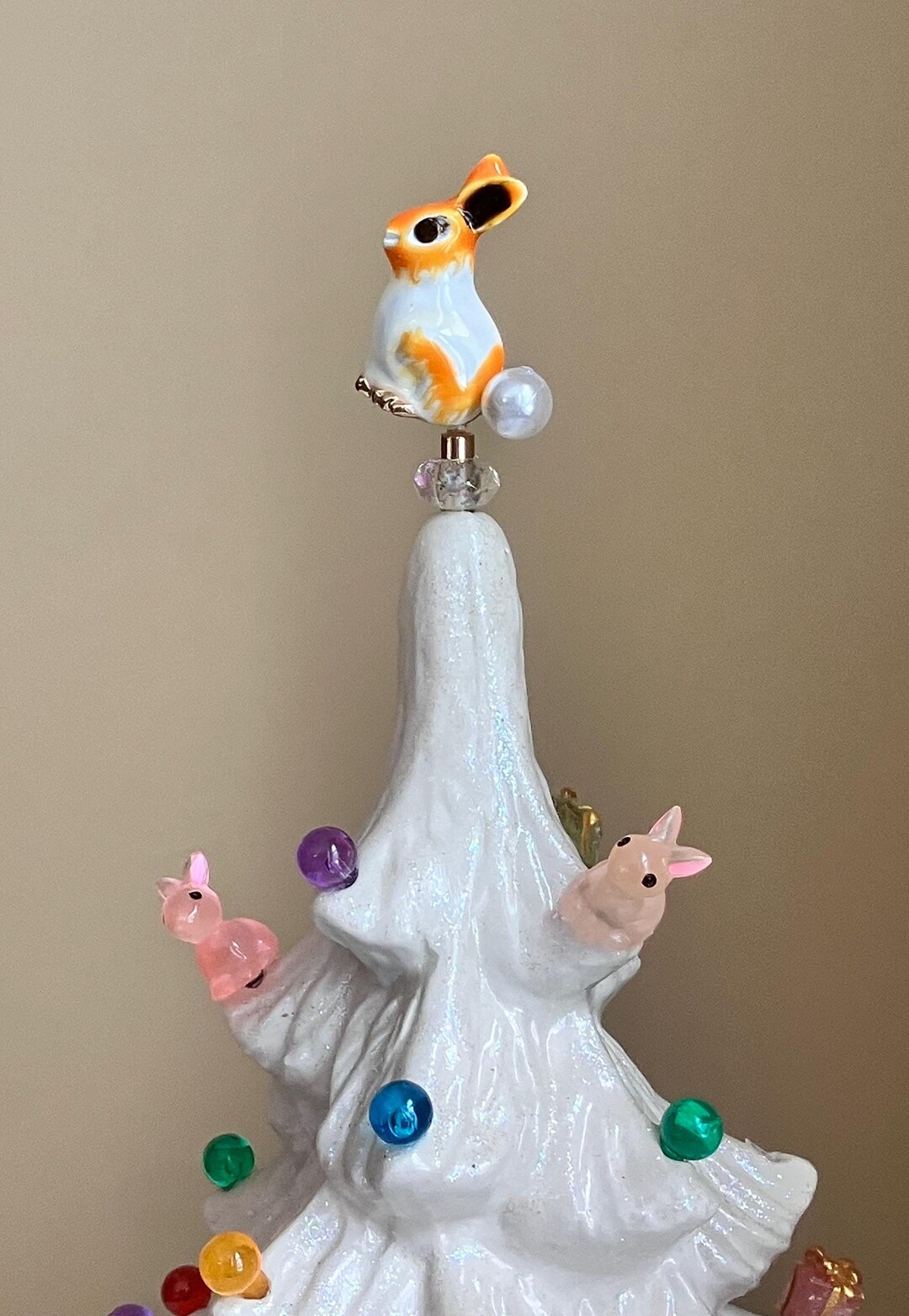 Rabbit Topper for Ceramic Tree - Etsy
