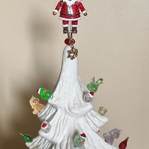 Santa Topper for Ceramic Trees - Etsy