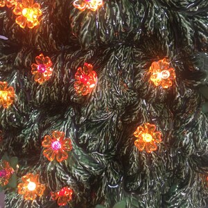 Transparent Orange Fall Flower Lights for Ceramic Trees - Etsy